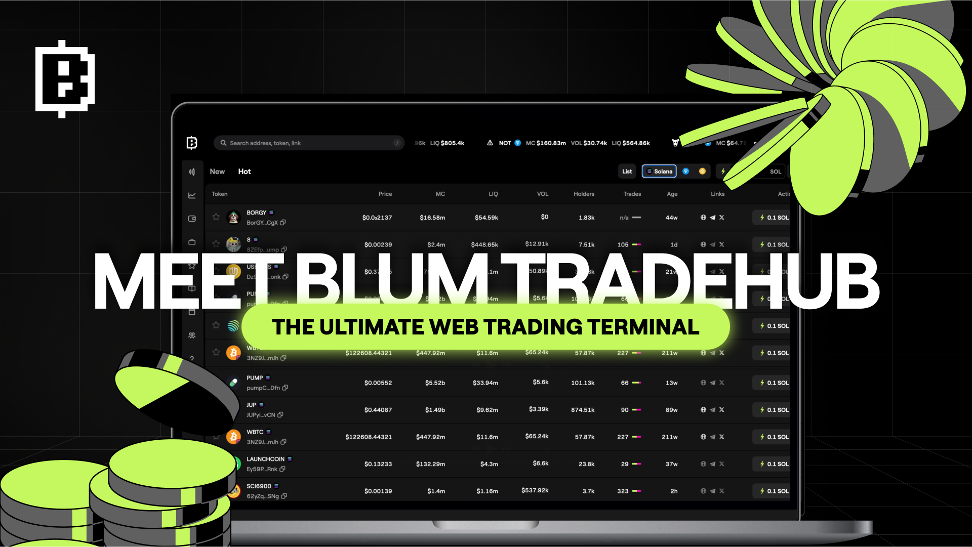 Blum Blog l Introducing Blum TradeHub - The Ultimate Web Trading Terminal for Crypto